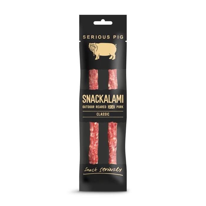 Snackalami Classic Pork Salami 2 Sticks 24 x 30g - Serious Pig ...